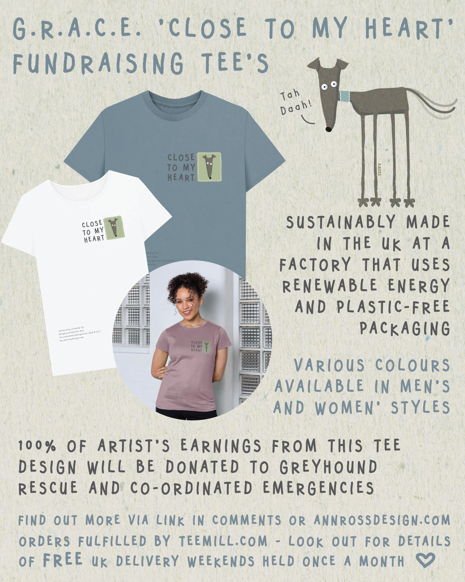 **NEW** G.R.A.C.E fundraising t-shirts unveiled | G.R.A.C.E